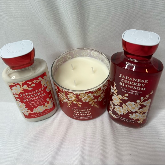 Bath & Body Works | Accents | Bath Body Works Japanese Cherry Blossom Set | Poshmark